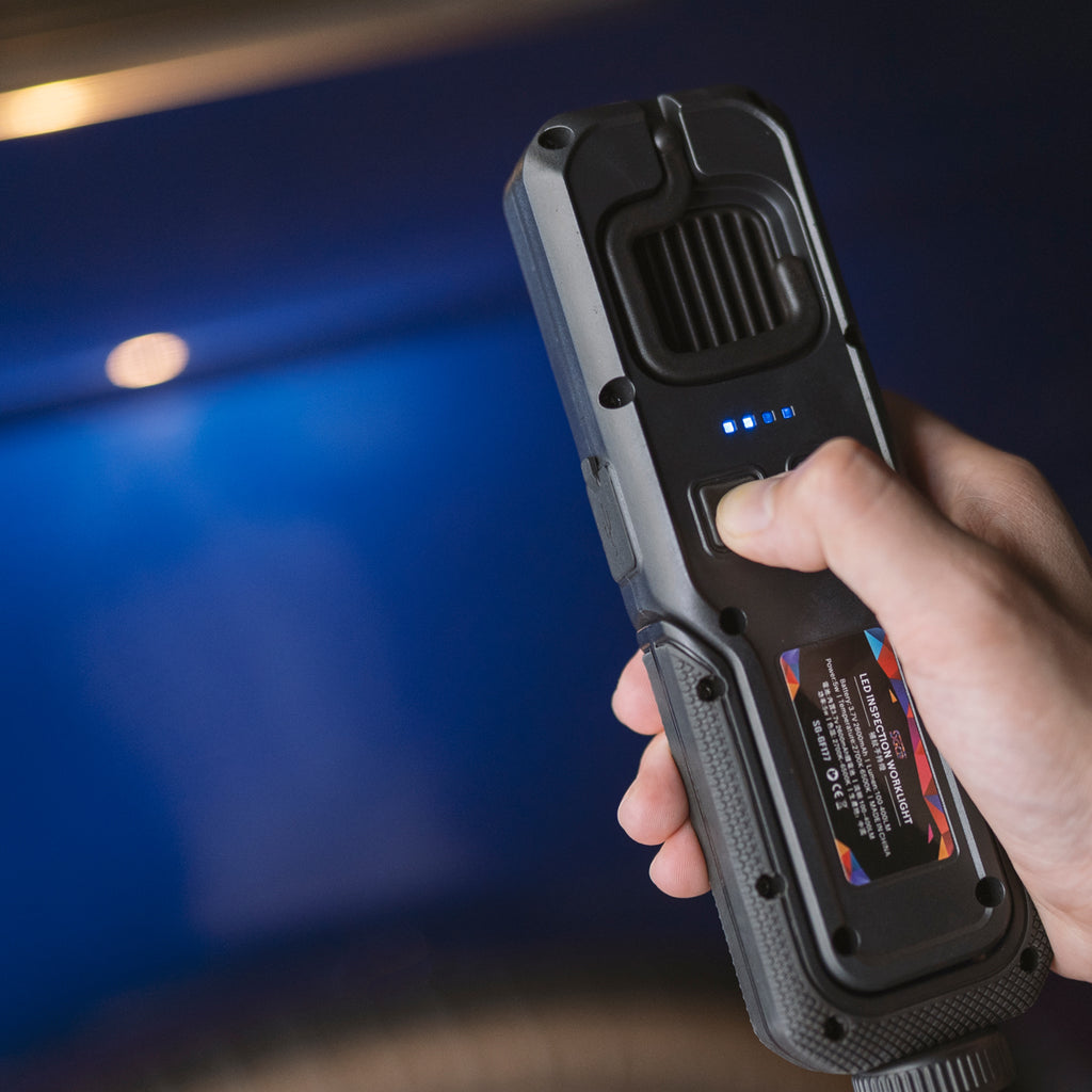 SGCB Pro Swirl Finder Flashlight Stepless Dimming COB 100/400 Lumens ...