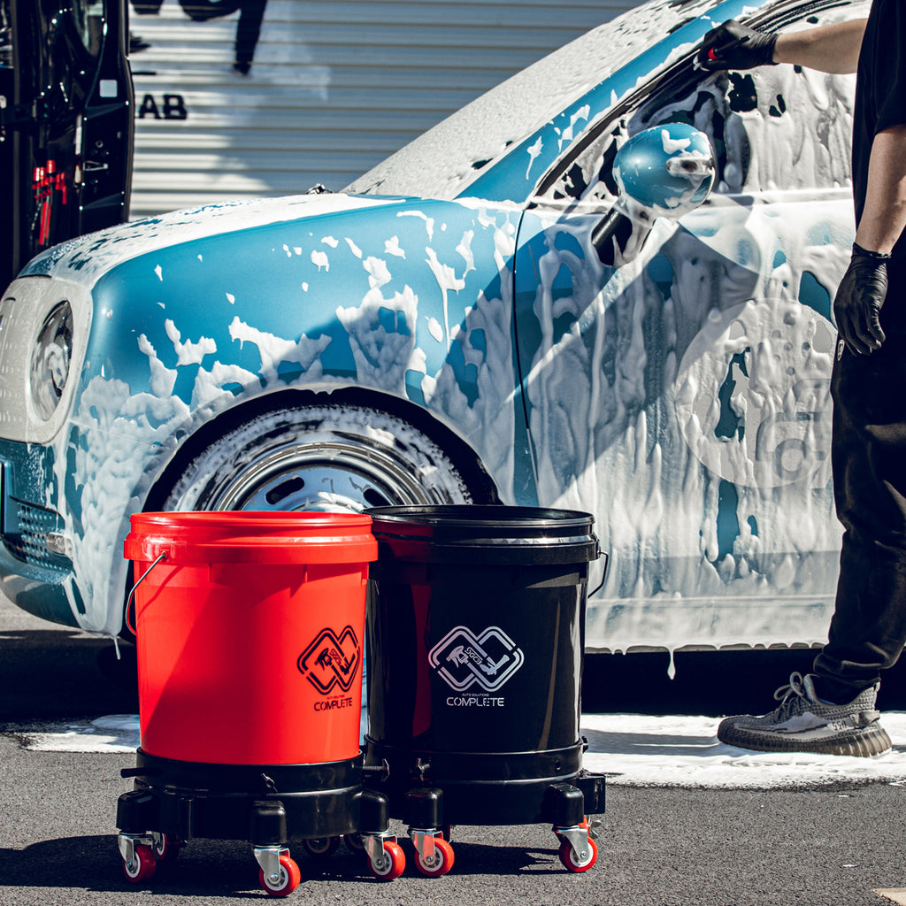 SGCB 12 Inch Removable Rolling Bucket Dolly for 4.4 Gal Bucket Car Was ...